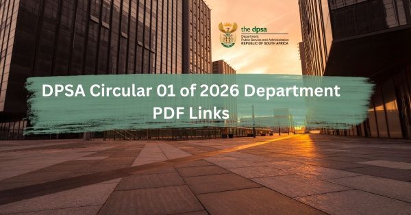 DPSA Circular 02 of 2026 Vacancies